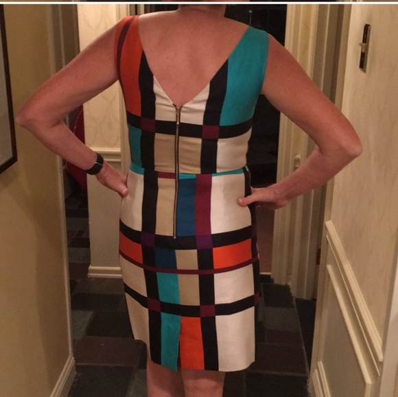 kate spade | Dresses | Kate Spade Colorbock Pattern Dress | Poshmark